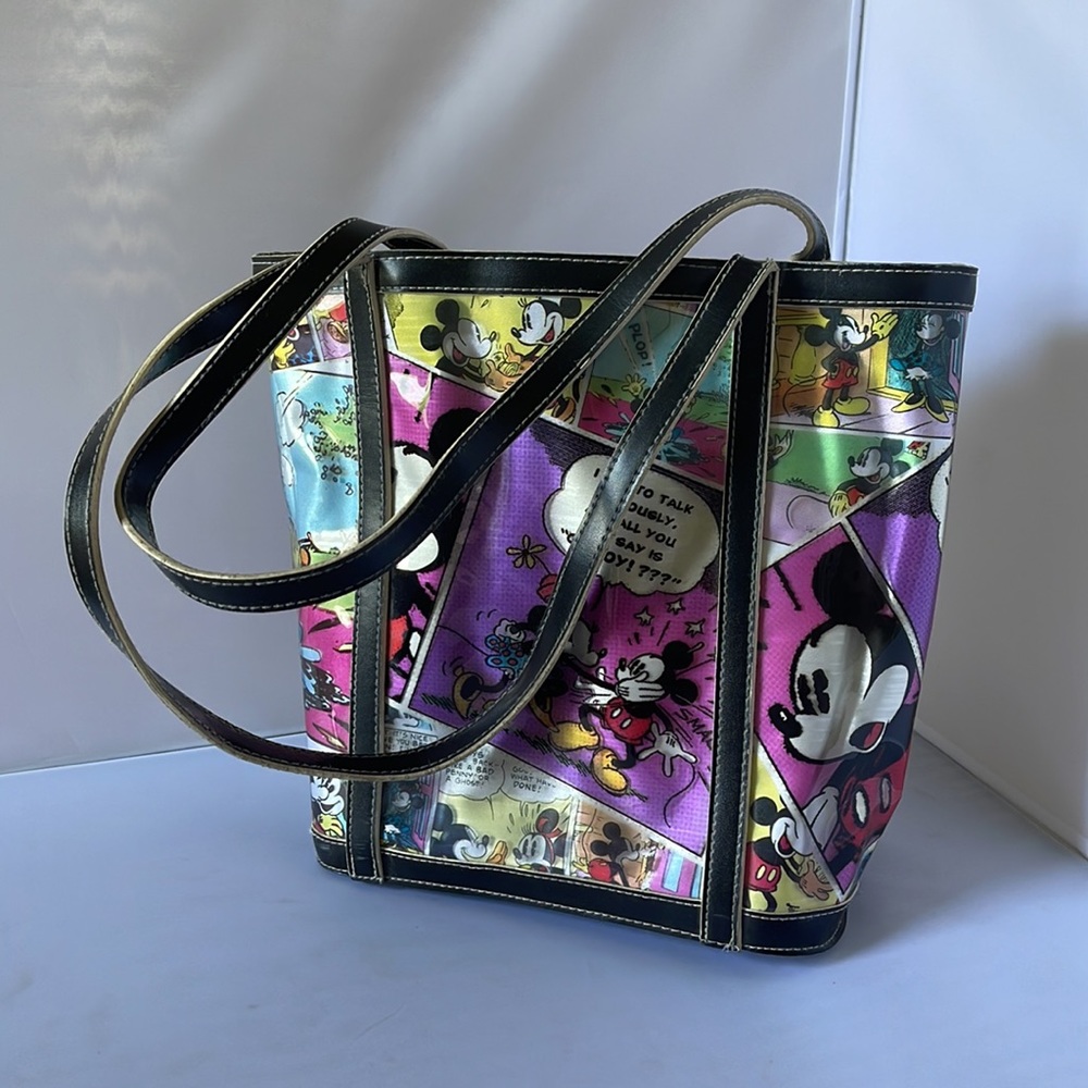 Vintage Y2k Plastic Mickey Mouse Comic Strip Bucket P… - Gem